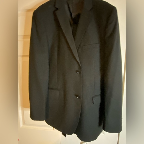 Caravelli | Suits & Blazers | Mens Black Slim Fit Suit Jacket And Pants ...